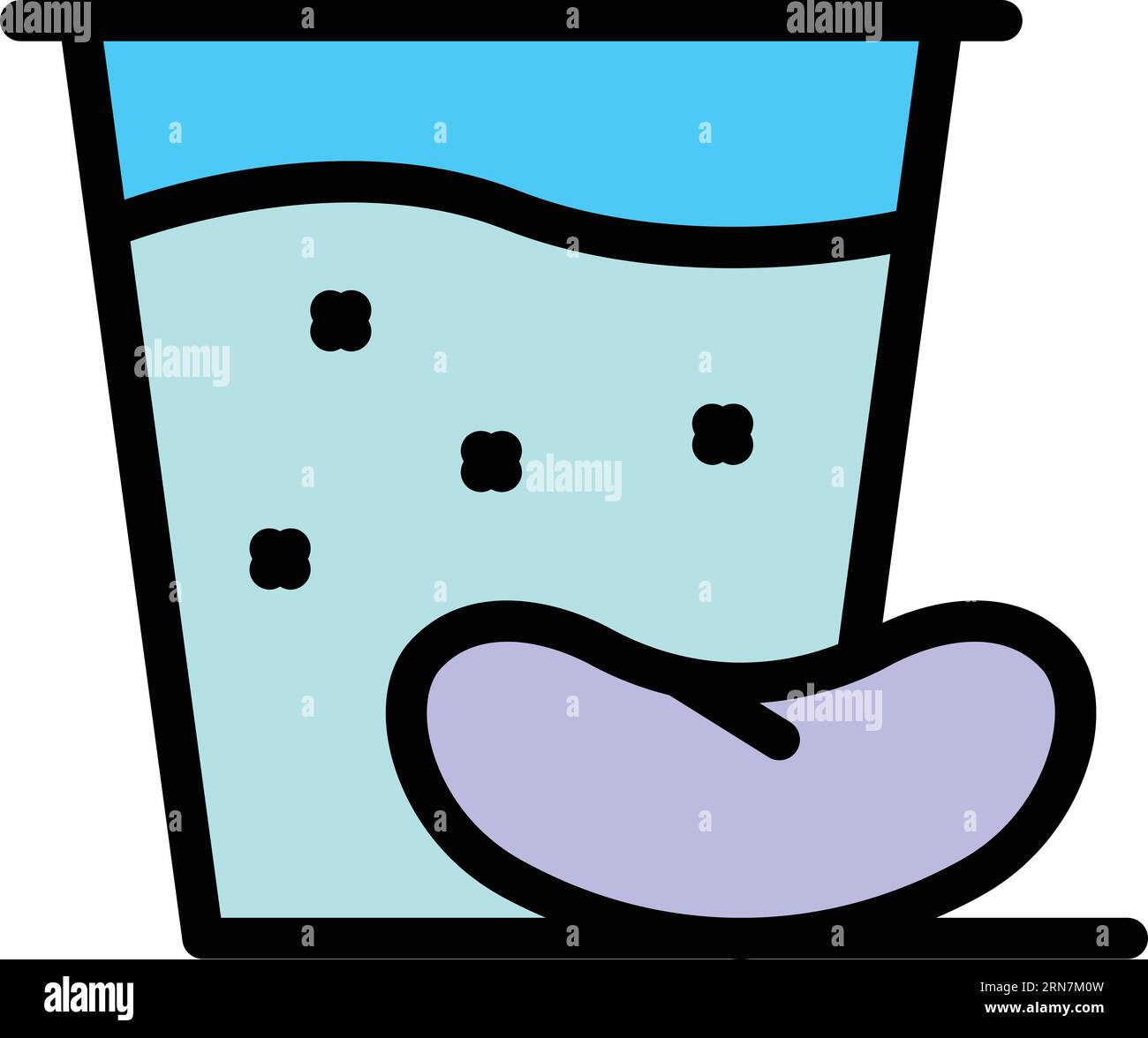 Soybean drink icon outline vector. Soy food. Soya milk color flat Stock ...