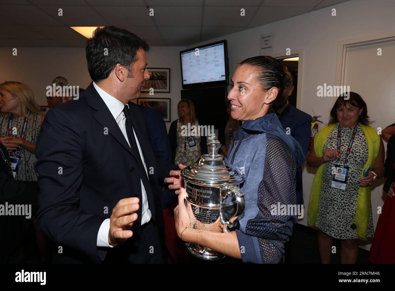 Pennetta vinci us open 2015 hi-res stock photography and images - Alamy