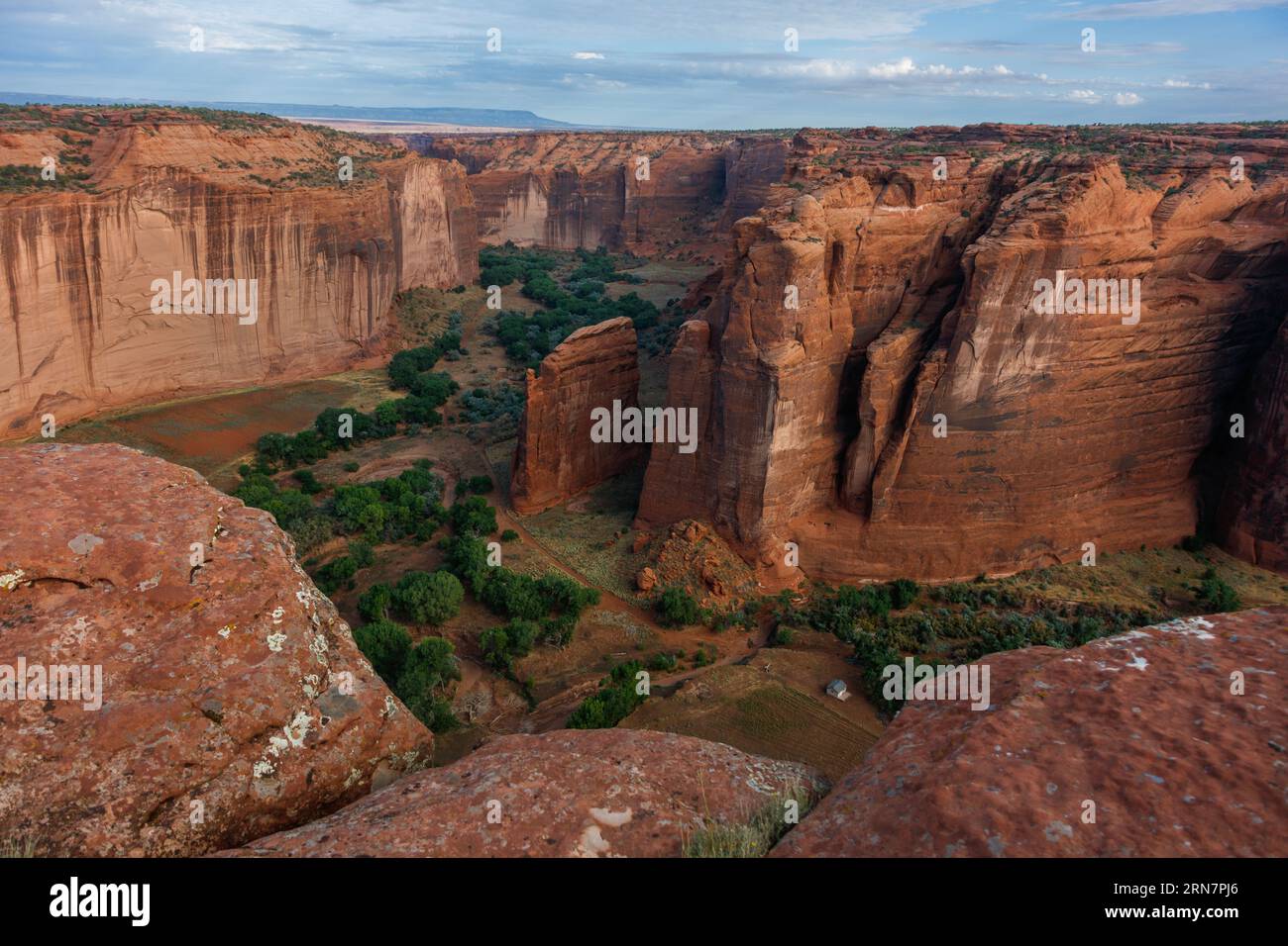 View from the Sliding House Overlook at dawn from the South Rim drive ...