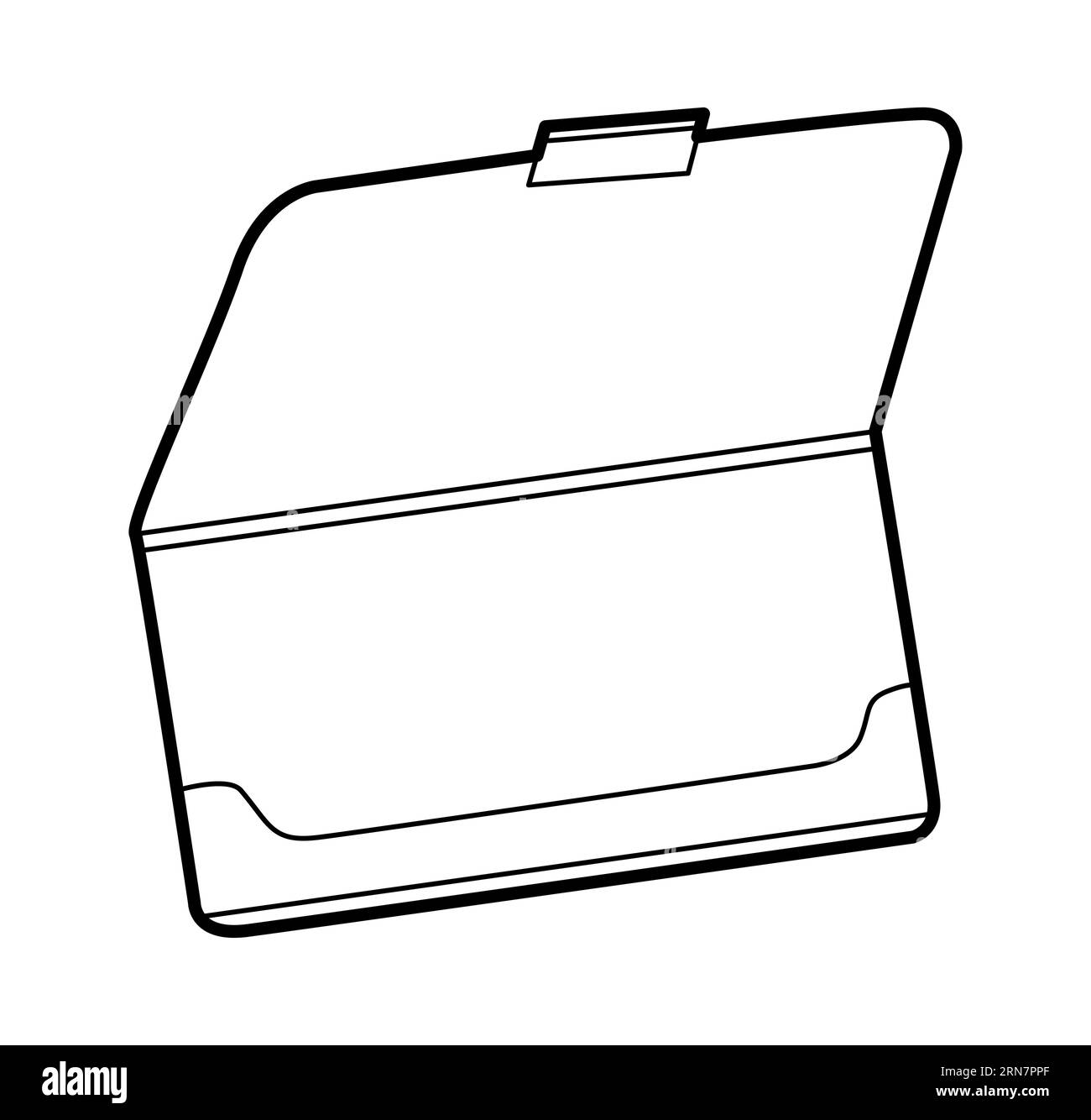 Business card holder Wallet open view position pouch fashion accessory ...