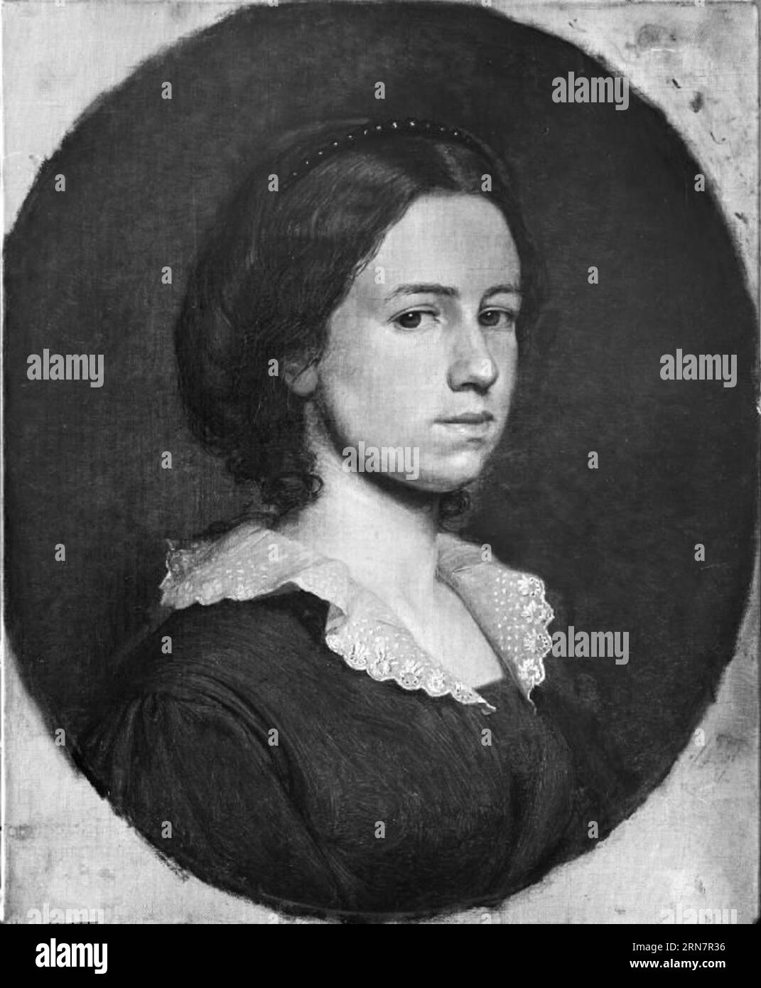 Melanie Becker, f. Wolff 1861 by Ludvig Abelin Schou Stock Photo - Alamy
