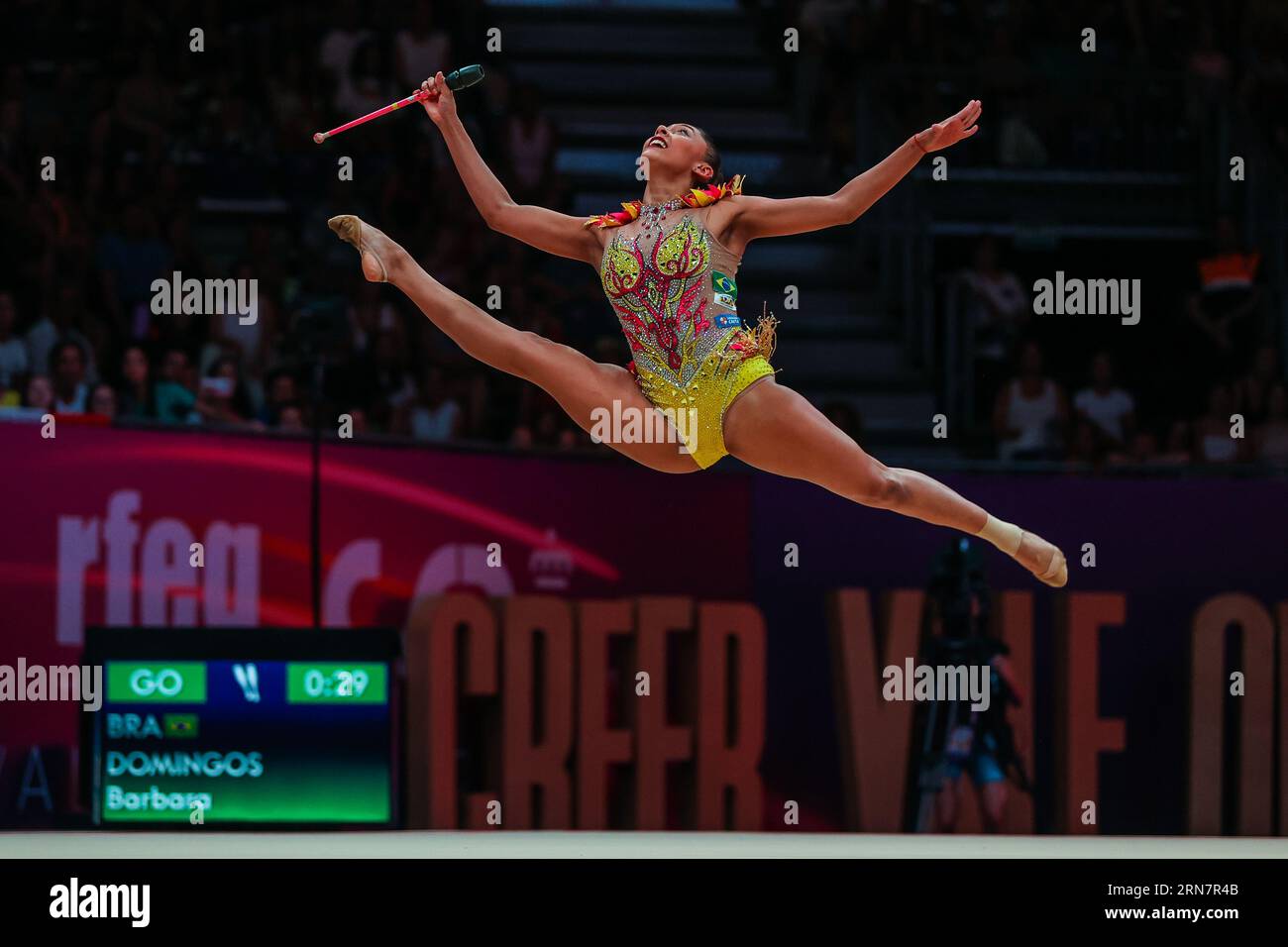 Domingos Barbara (BRA) seen in action during 40th FIG Rhythmic ...