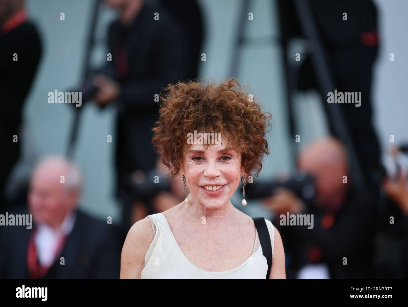 Venice, Italy. 31st Aug, 2023. Actress Daniela Piperno poses on the red ...