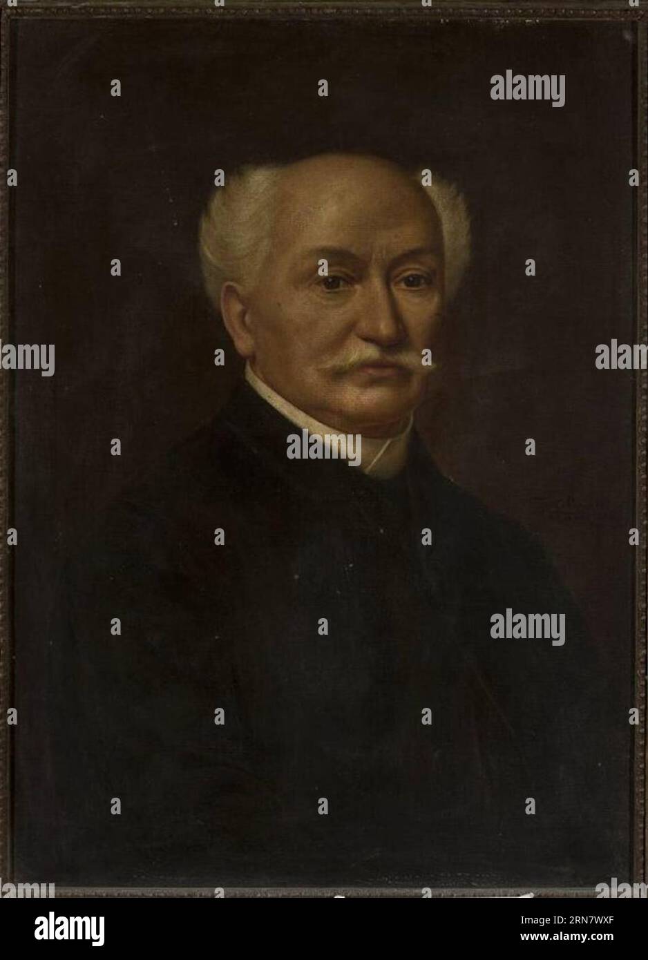 Portrait of Mathias Bersohn (1824–1908) 1908 by Feliks Cichocki Stock Photo - Alamy