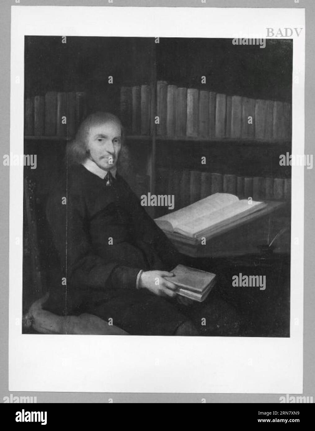 man sitting in library circa 1642 by Gerard ter Borch the Elder Stock ...