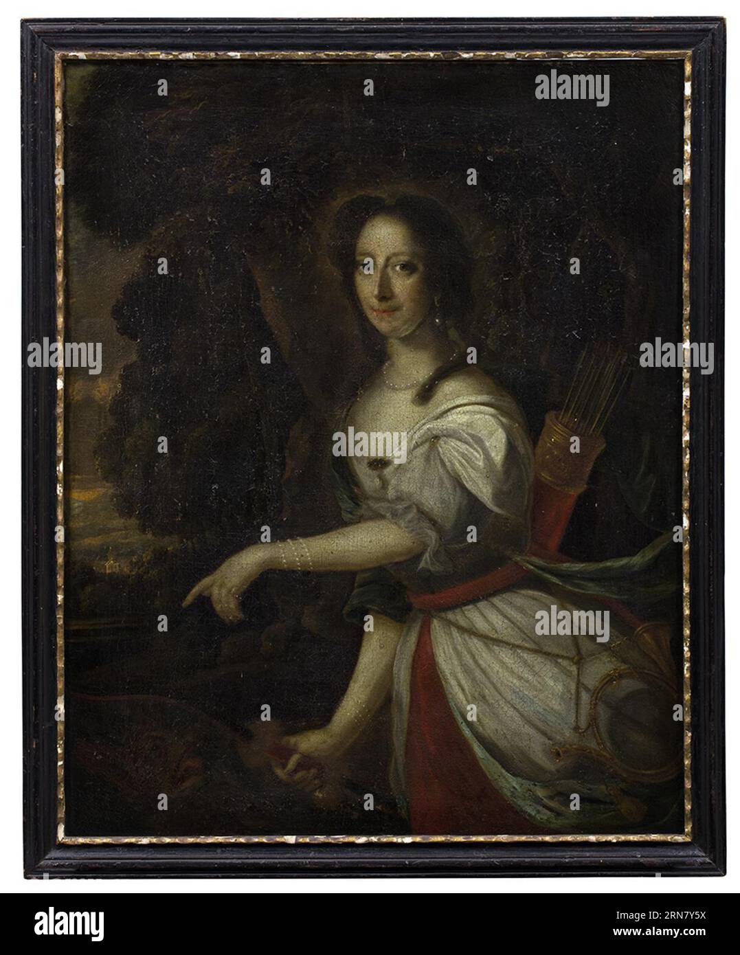 Severina Cornelia ten Berge als Diana 1680 by Lodewijk van der Helst ...