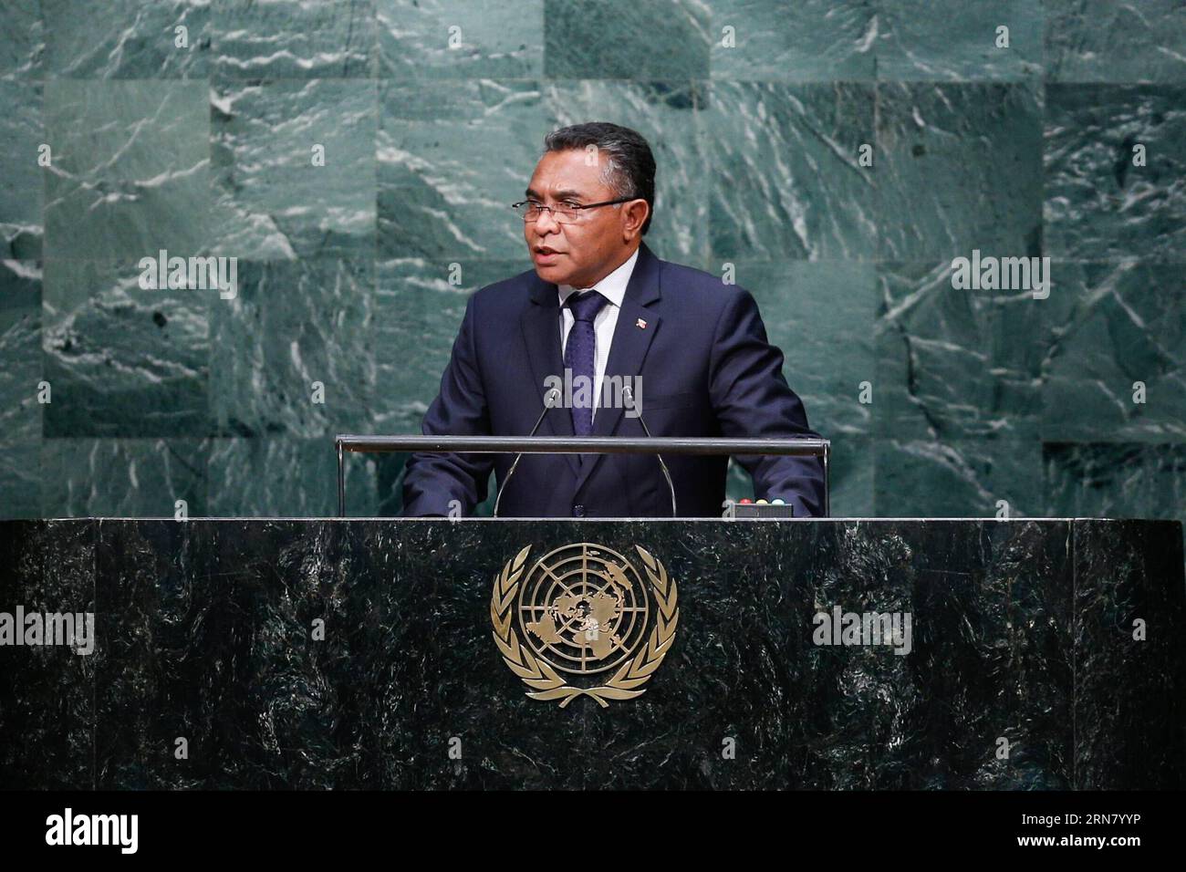 (150926) -- NEW YORK, Sept. 26, 2015 -- Prime Minister of Timor-Leste ...