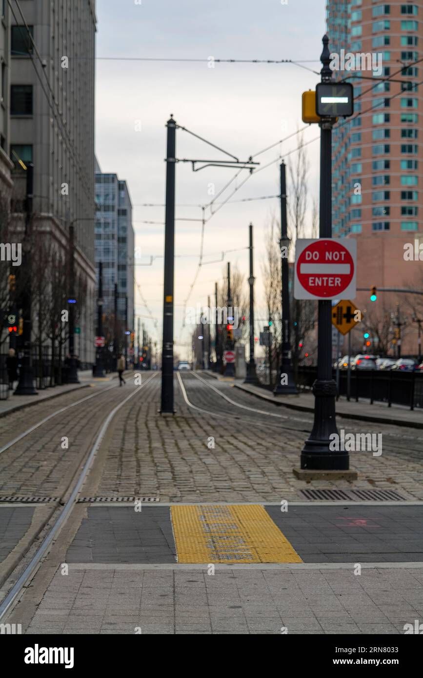 New jersey light railway hi-res stock photography and images - Alamy