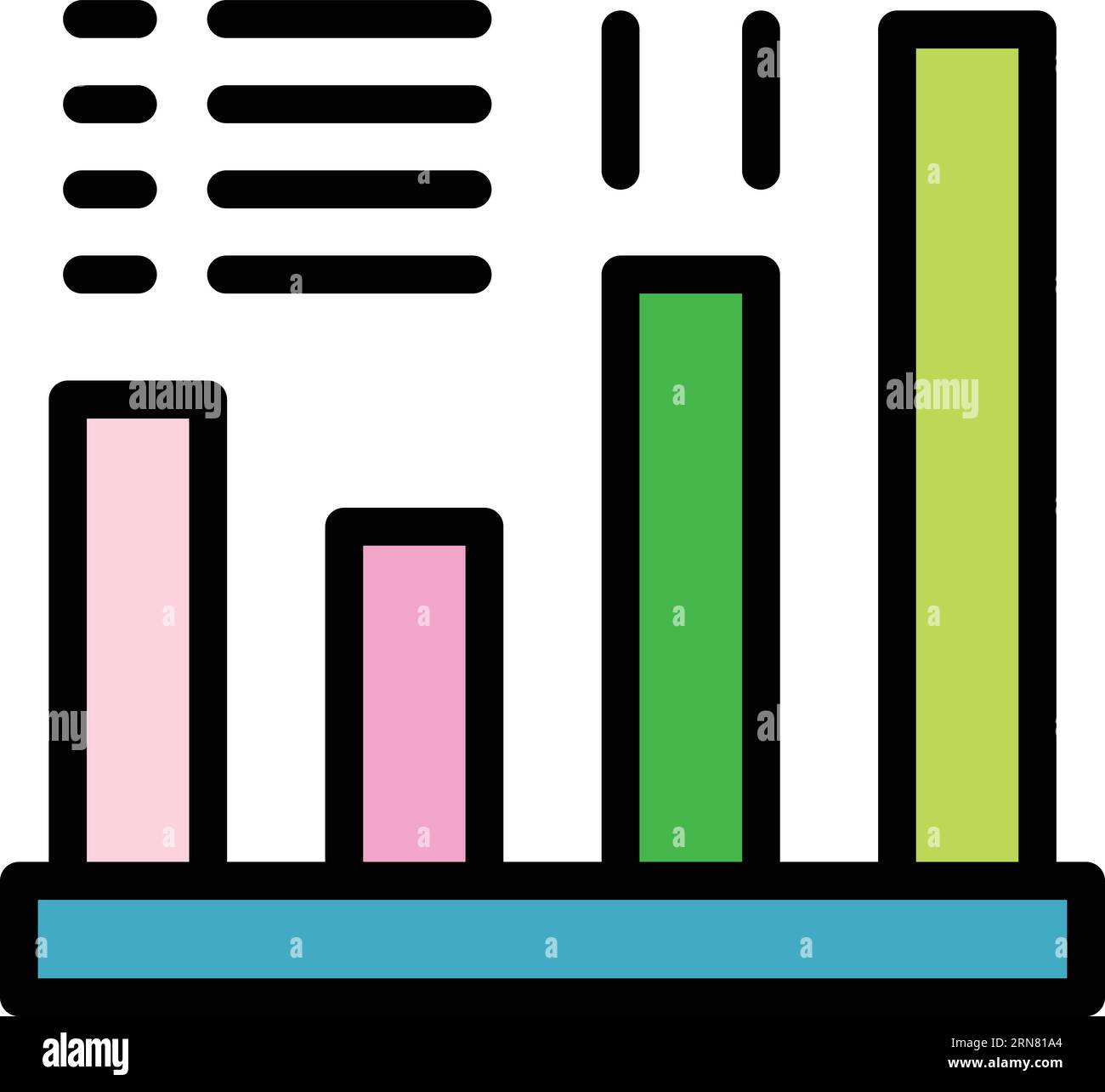 Business graph chart icon outline vector. Comfort zone. Escape work ...