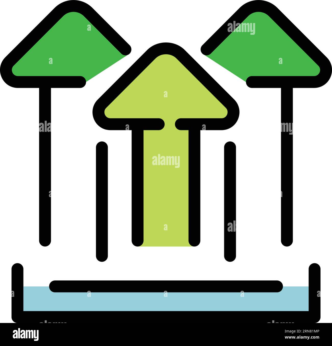 Up comfort zone icon outline vector. Change work. Business escape color ...