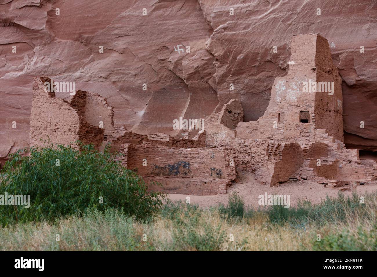Antelope House Ruins were build by the Anasazi in the bottom Canyon De ...