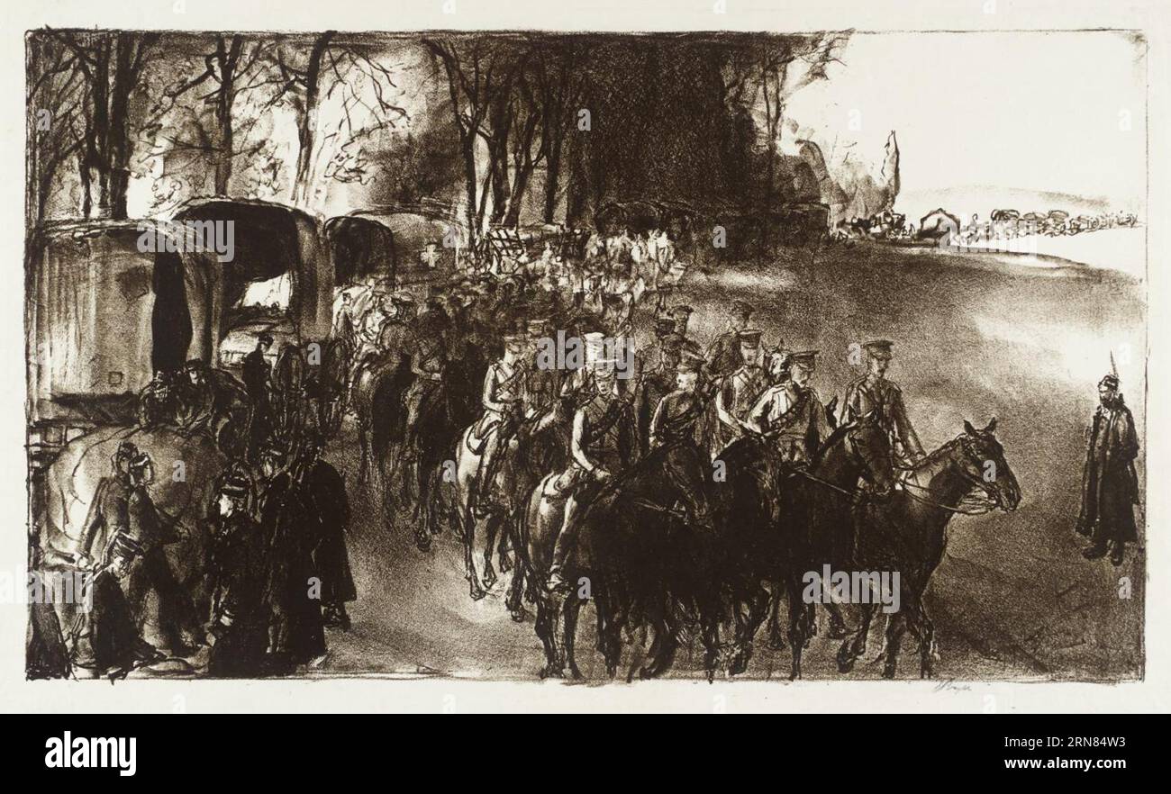 Retreat of the 7th Division and 3rd Cavalry at Ypres before 1919 by ...