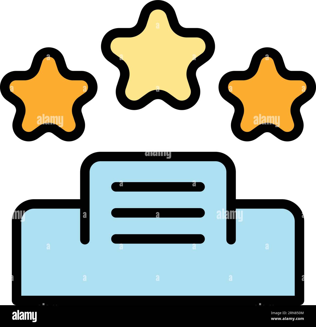 Podium chart icon outline vector. Expert team. Consult report color ...