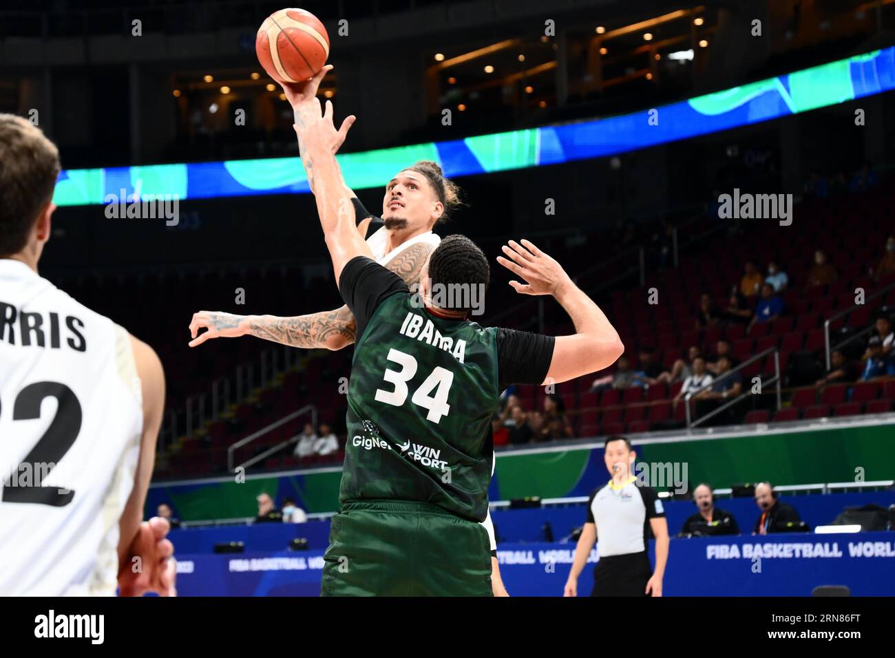 Asia Arena, Manila, Philippines. 31st Aug, 2023. Isaac Fotu (NZL ...