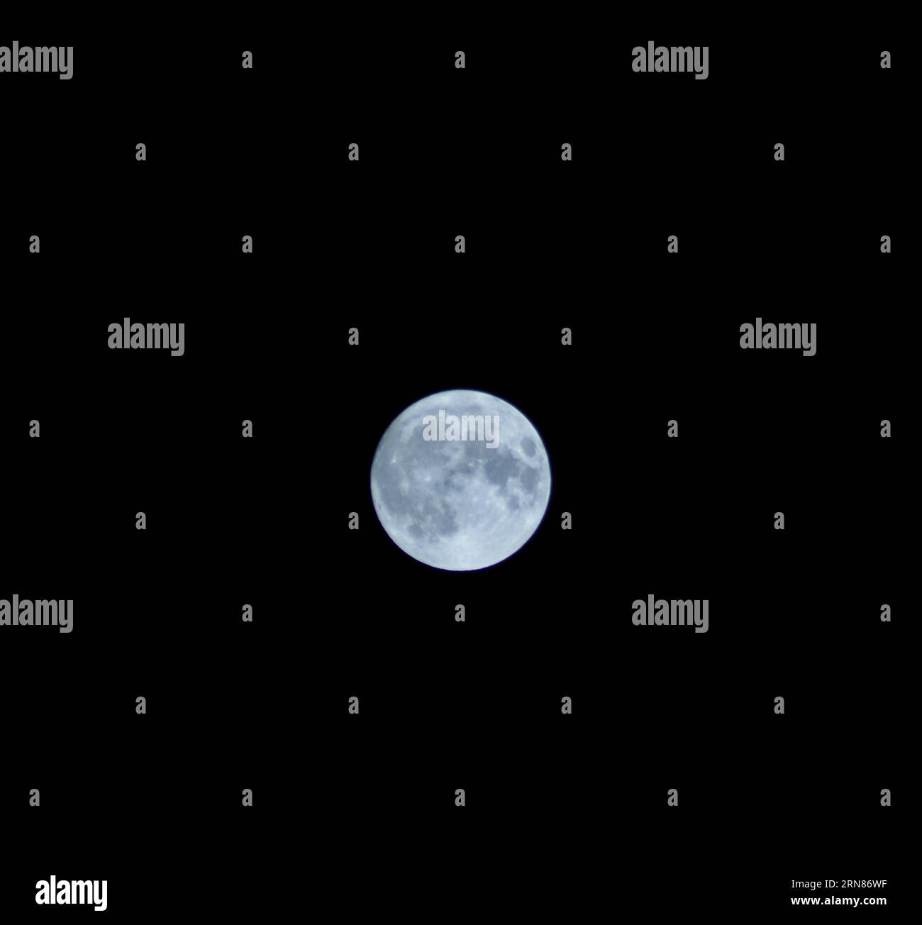 The super blue moon is seen in Srinagar, the Summer capital of Indian ...