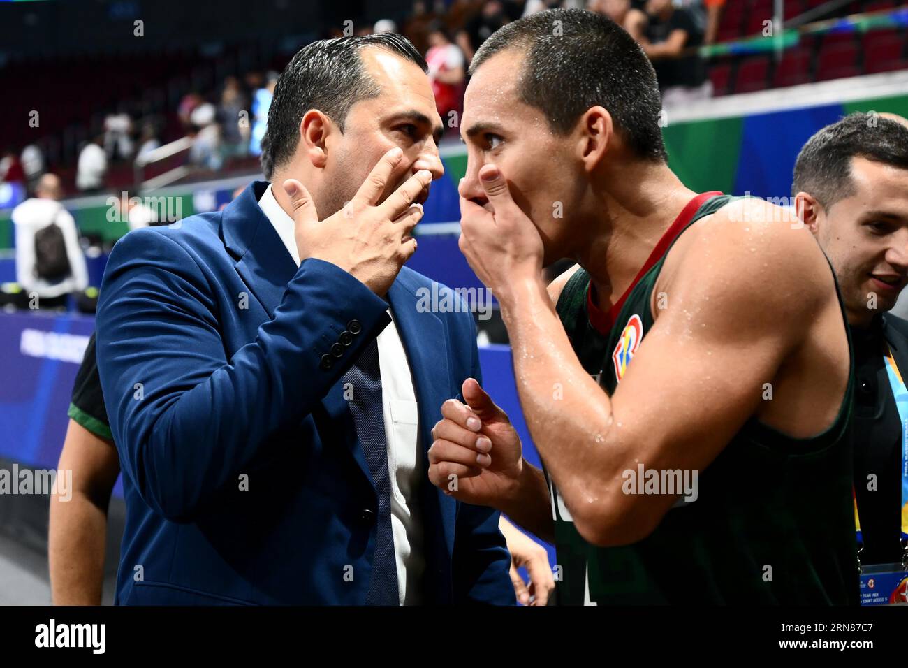 Asia Arena, Manila, Philippines. 31st Aug, 2023. (L-R) Omar Quintero ...