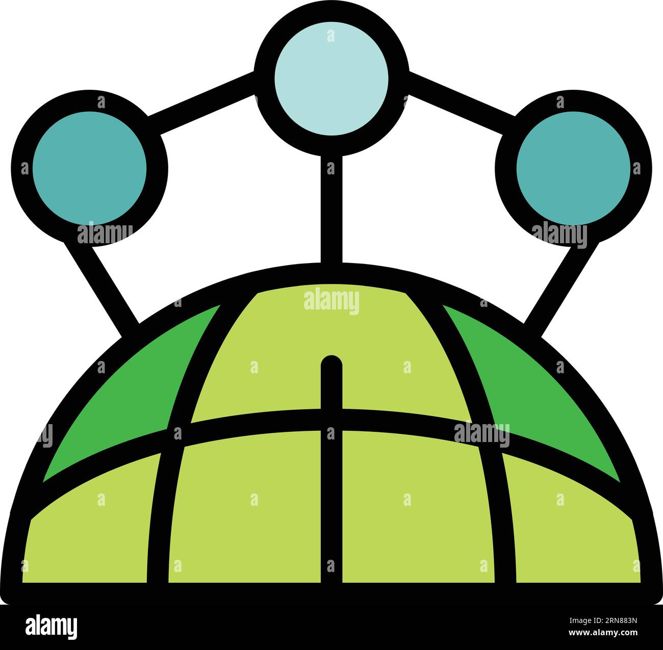Global courage icon outline vector. Business career. Hero skill color ... Global courage icon outline vector. Business career. Hero skill color ...