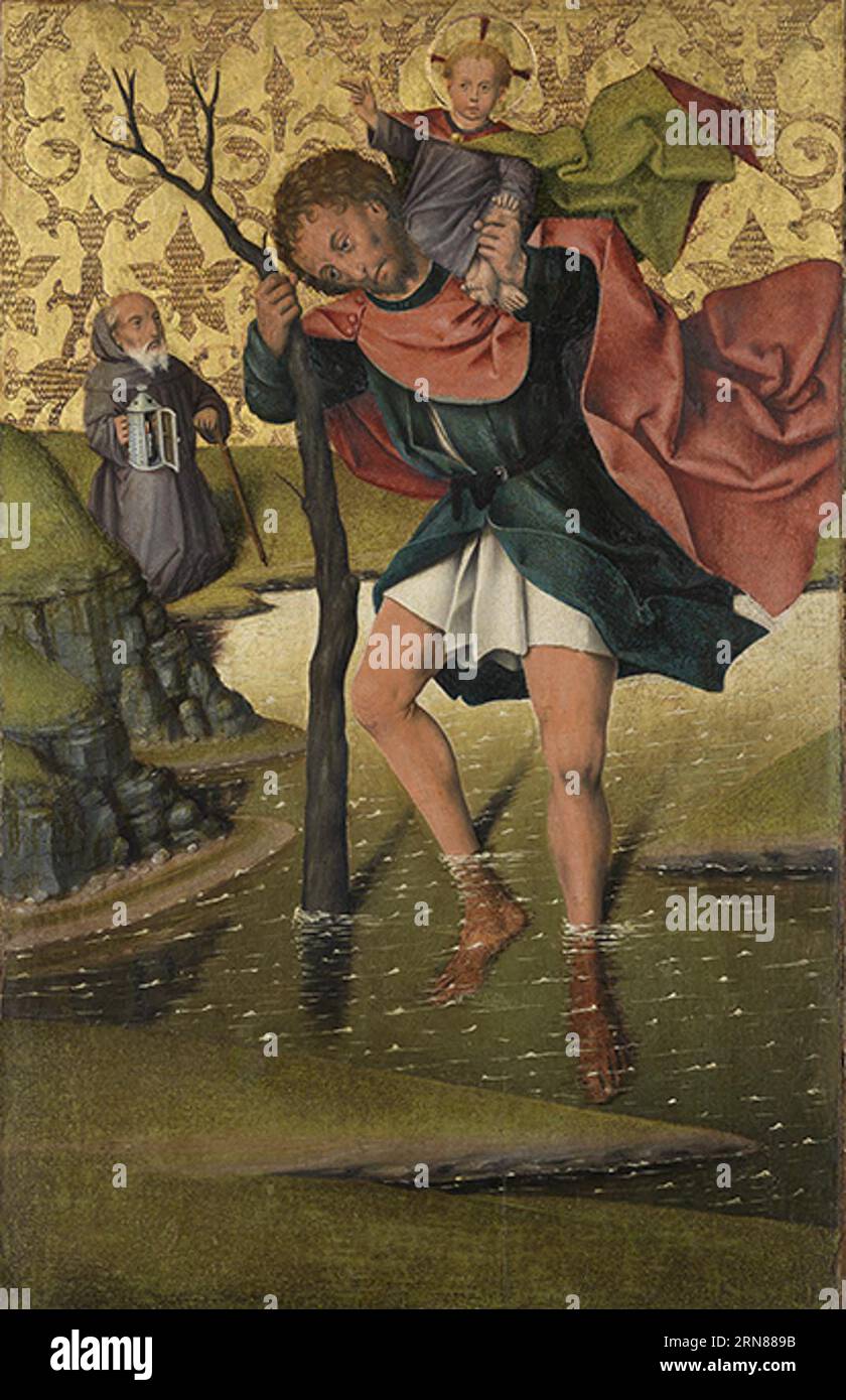 Der Heilige Christopherus between circa 1460 and circa 1461 by ...