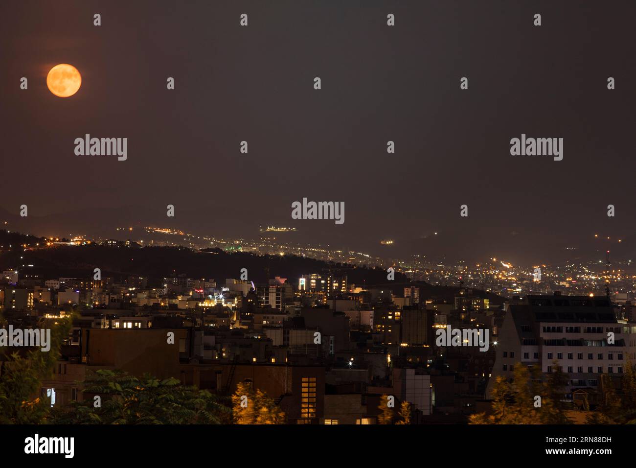 Tehran skyline and night hi-res stock photography and images - Alamy