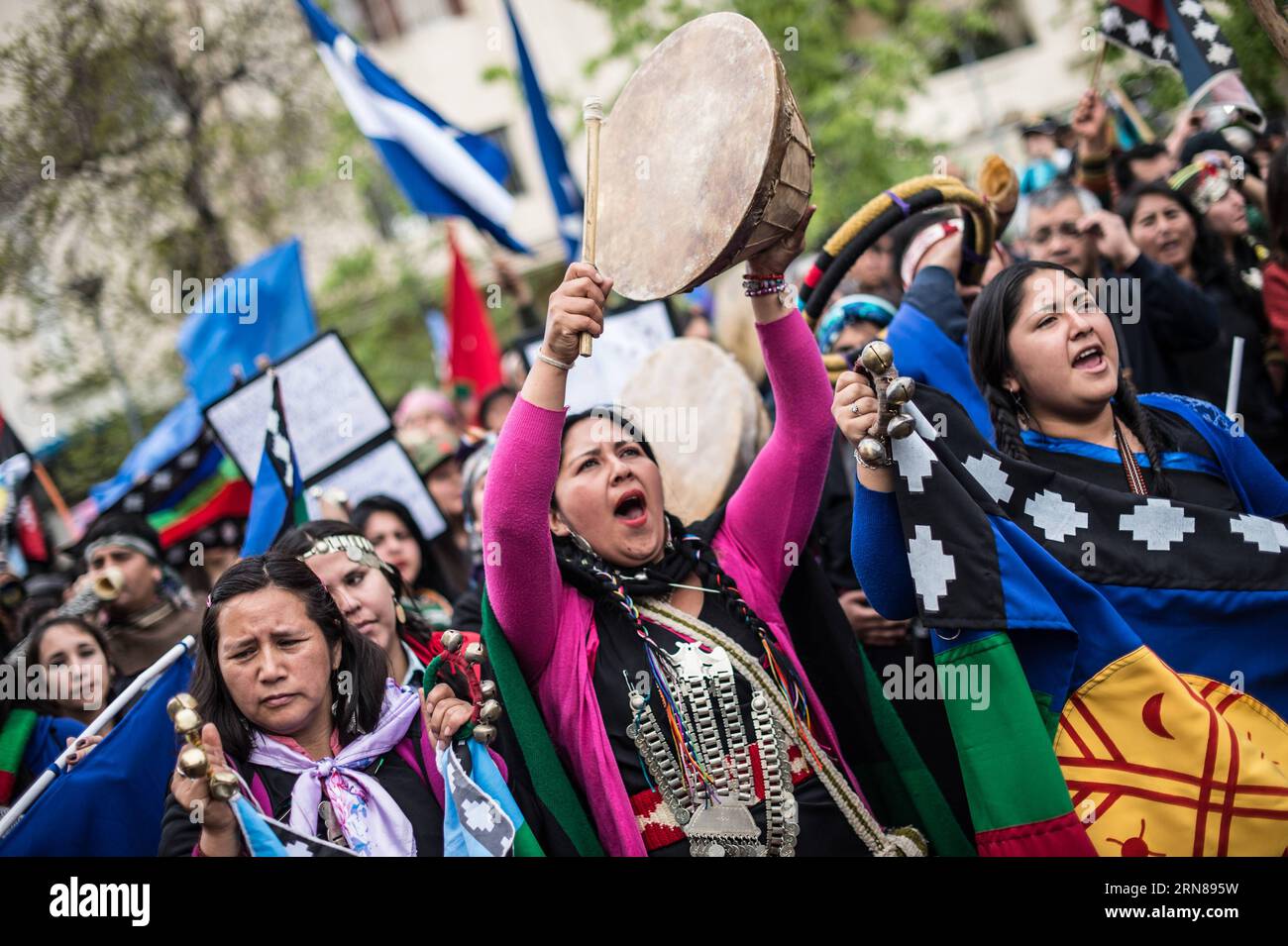 Mapuche indians chile hi-res stock photography and images - Alamy