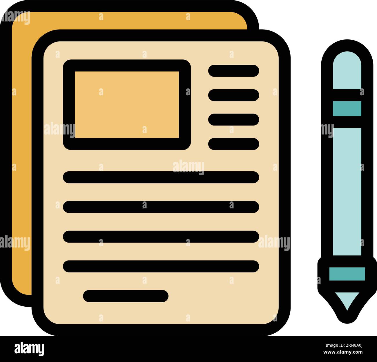 Yellow Notepad Icon