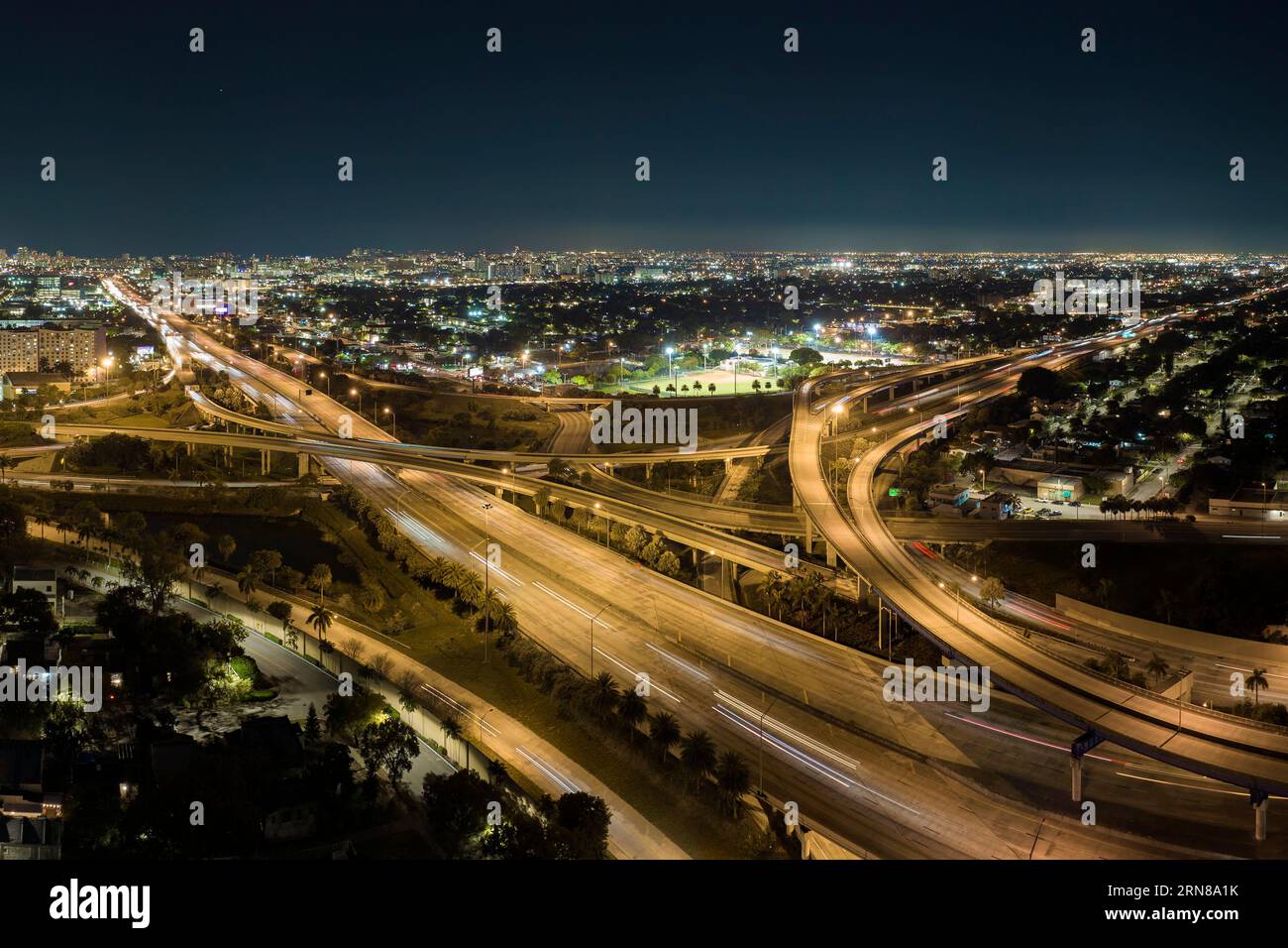 Truck night highway united states hi-res stock photography and images ...