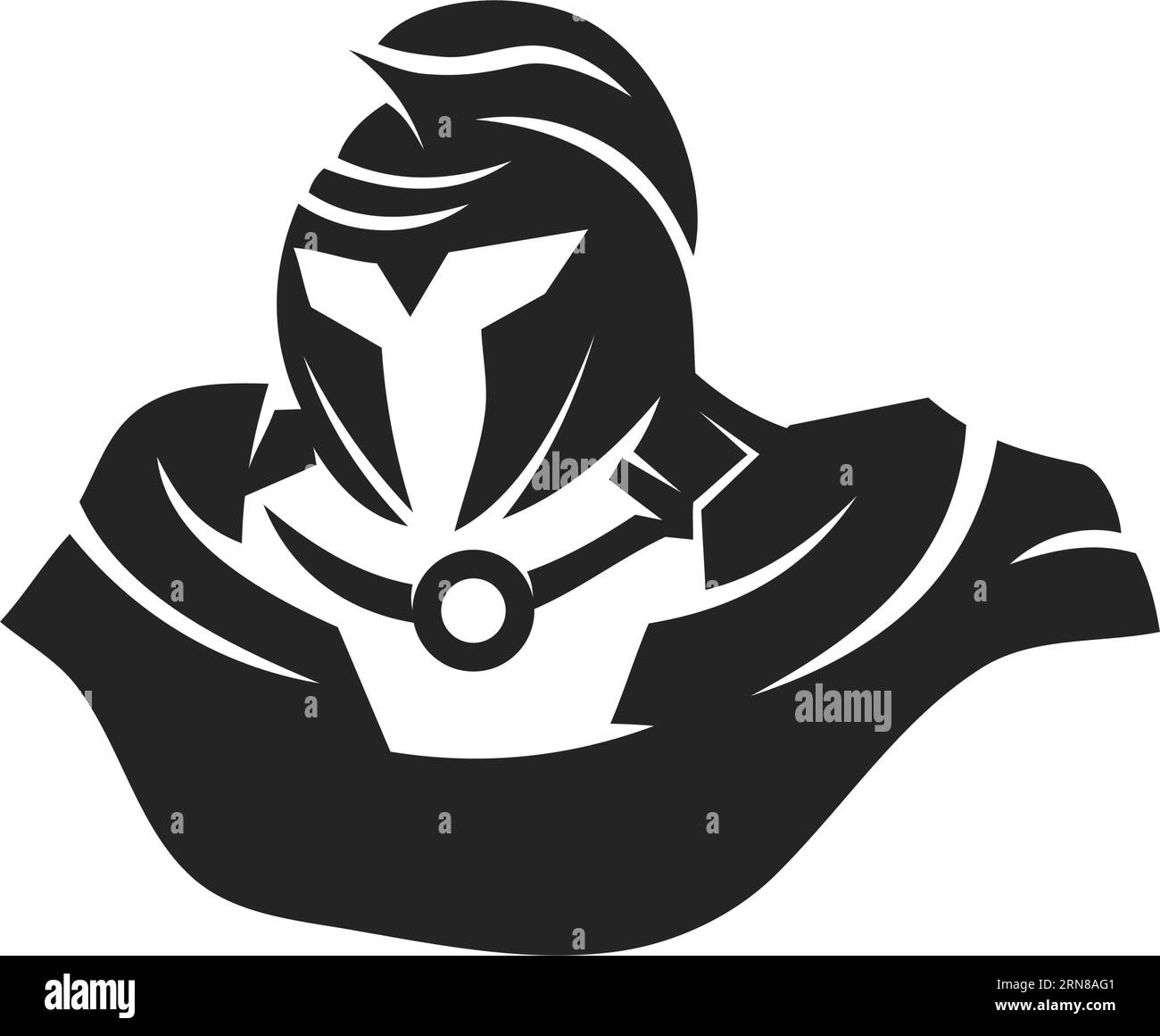 knight logo template Isolated. Brand Identity. Icon Abstract Vector ...