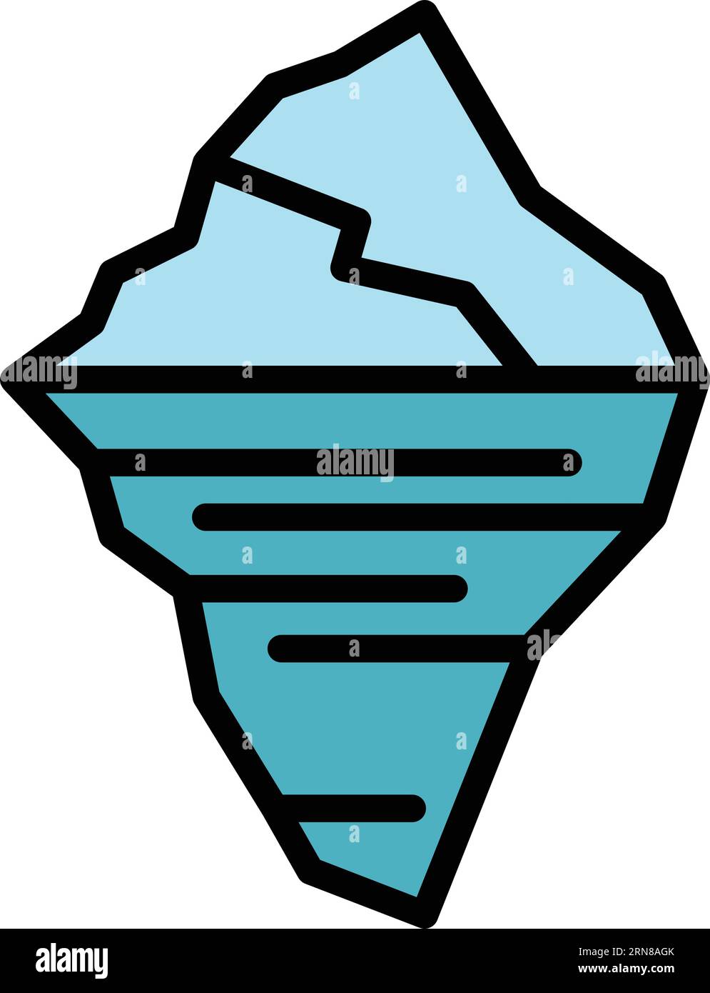 Antarctica iceberg color Stock Vector Images - Alamy