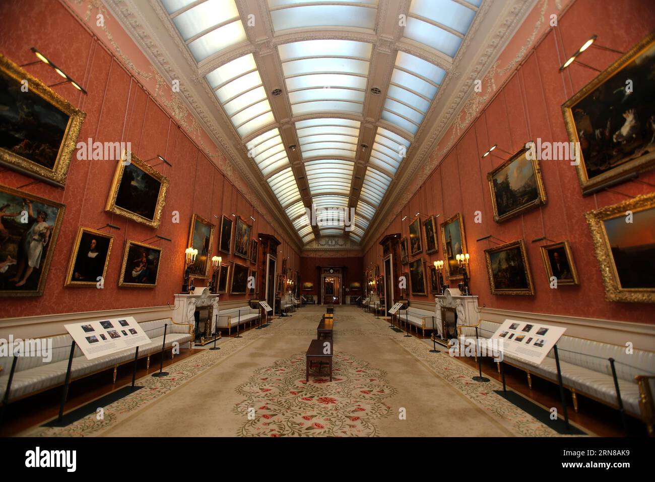 Photo taken on Sept. 7, 2015 shows the Picture Gallery of the ...