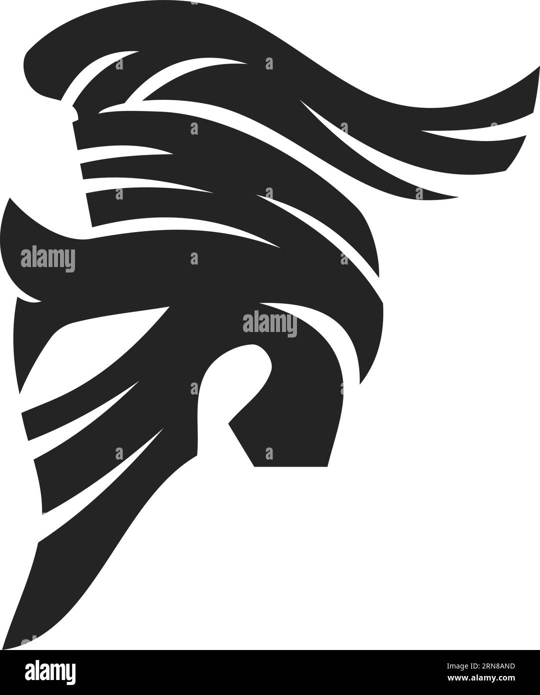 knight logo template Isolated. Brand Identity. Icon Abstract Vector ...