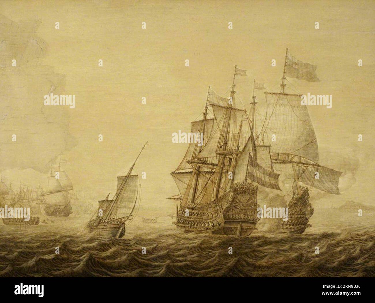 Dutch and english ships hi-res stock photography and images - Alamy