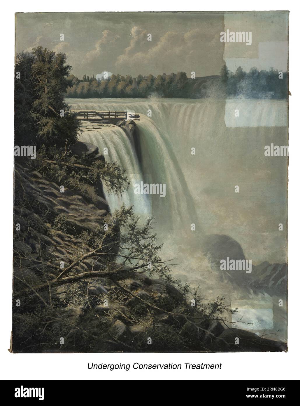 Niagara Falls by DeWitt Clinton Boutelle Stock Photo - Alamy