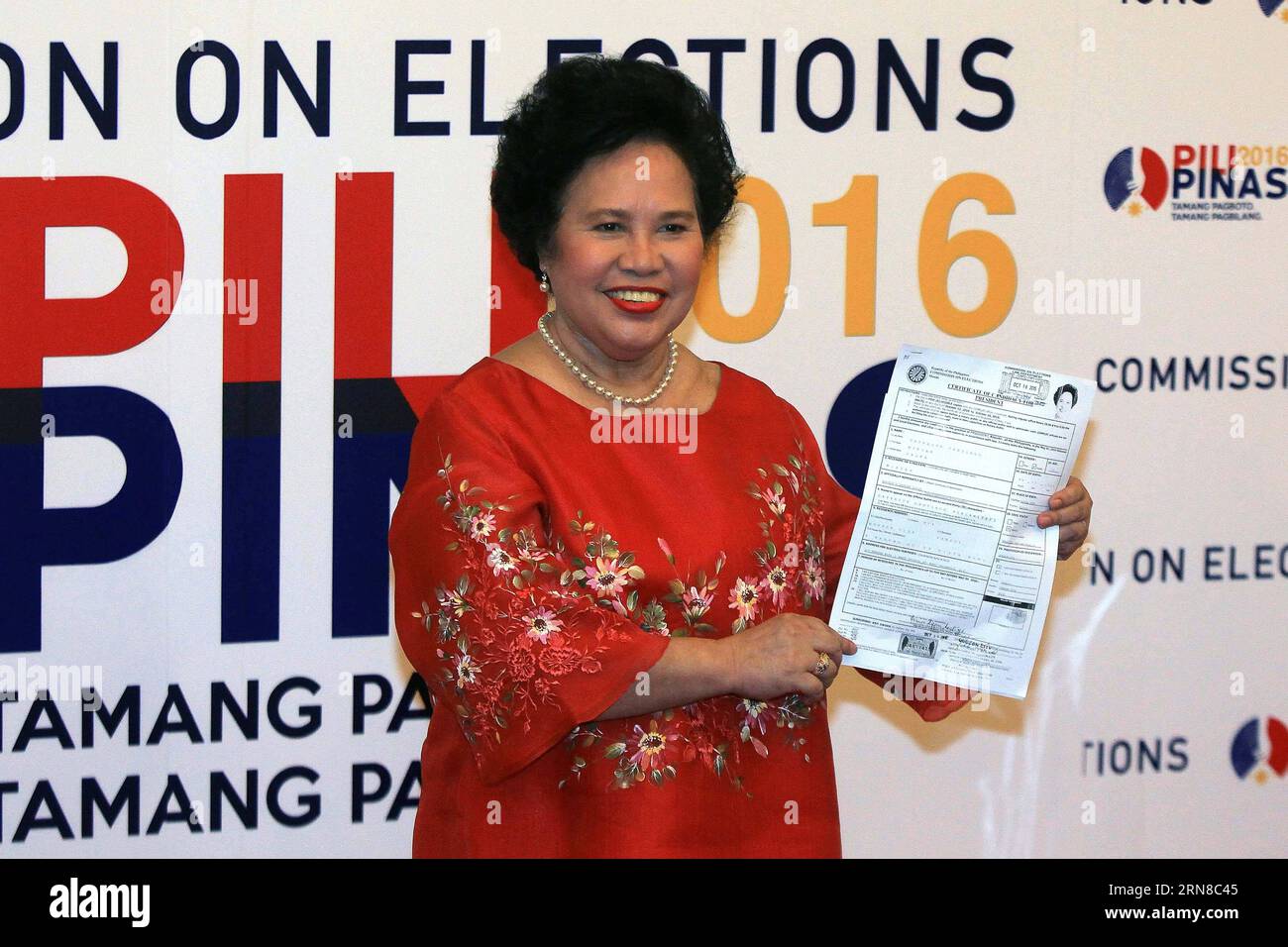 Philippine senator miriam defensor santiago hi-res stock photography ...