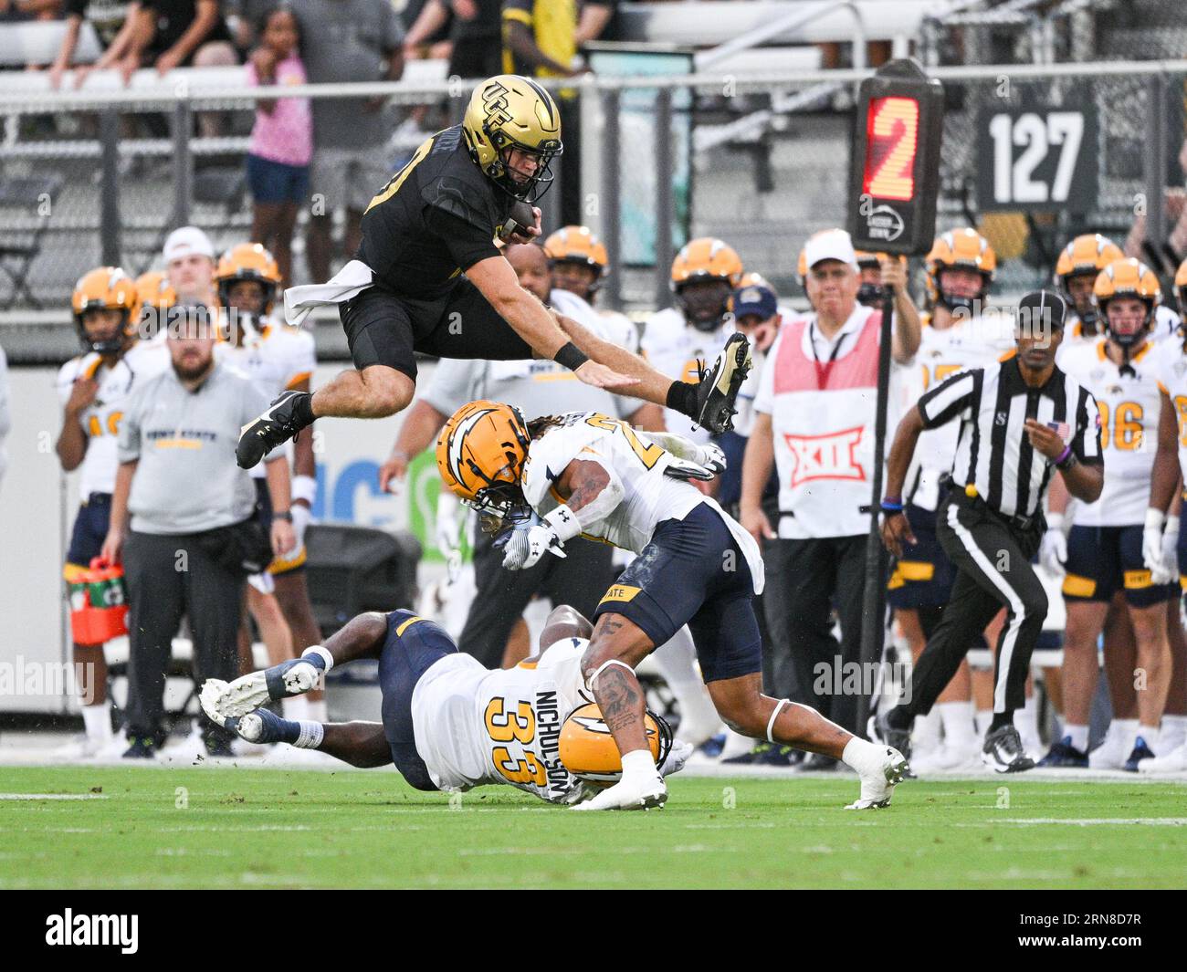 Orlando, USA. 31st Aug, 2023. August 31, 2023: UCF quarterback John ...