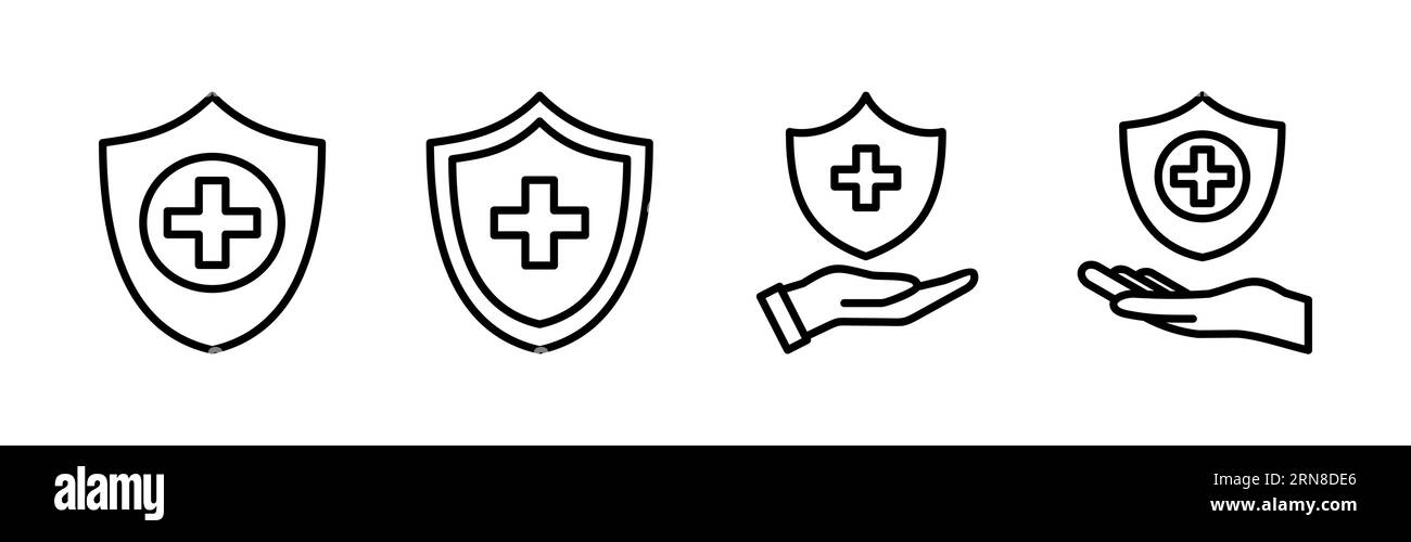 Health insurance icon vector. medical insurance icon Stock Vector Image ...