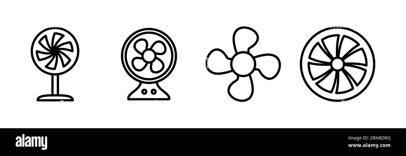 Fan icon vector. blower icon. propeller. ceiling Stock Vector Image ...