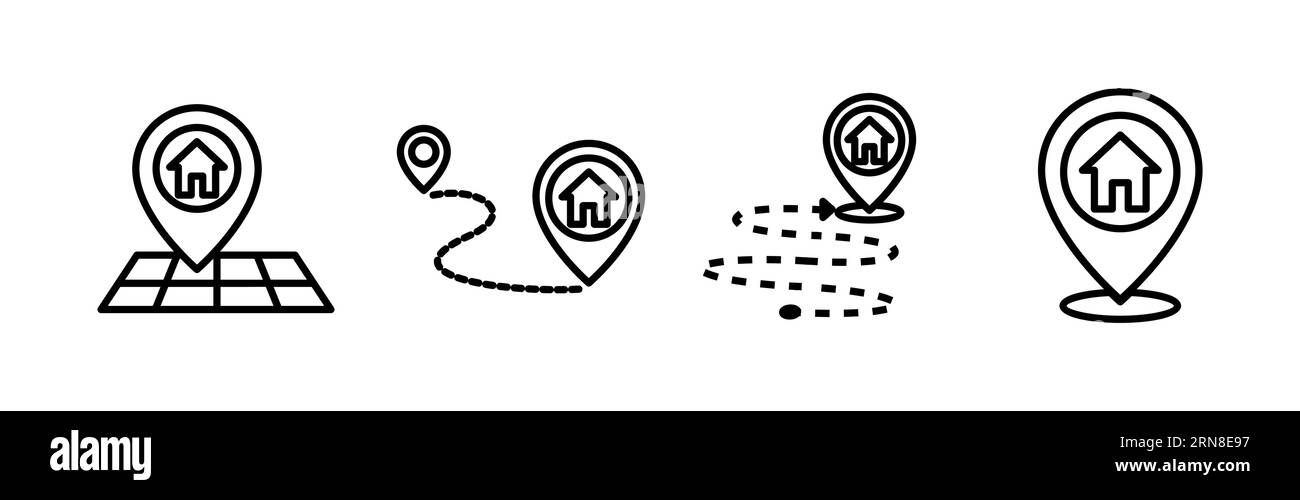 Address icon vector. location icon. address symbol. pin Stock Vector ...