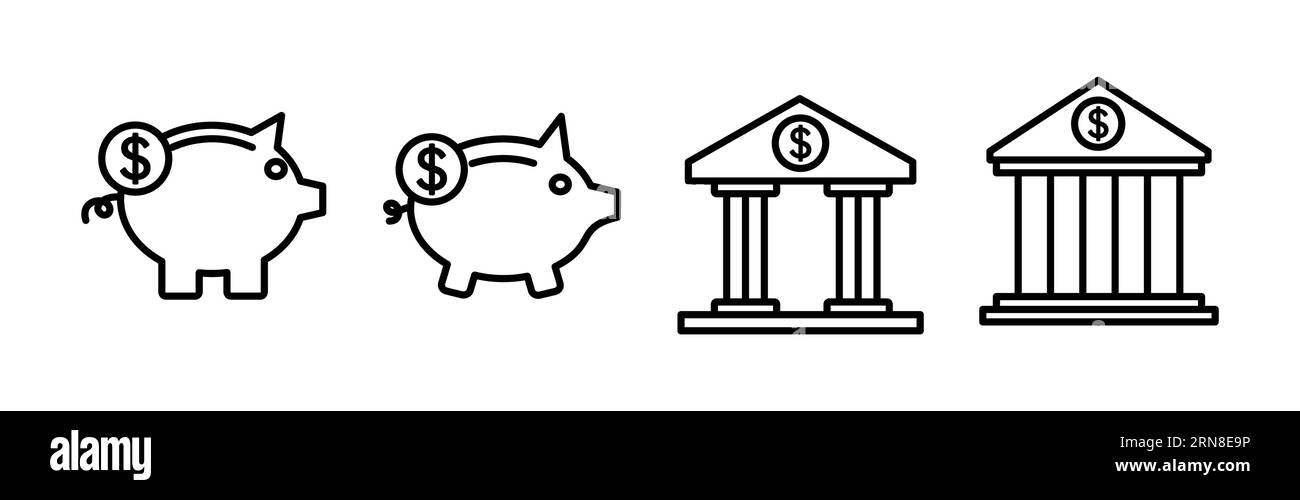 Bank icon vector. bank icon symbol Stock Vector Image & Art - Alamy
