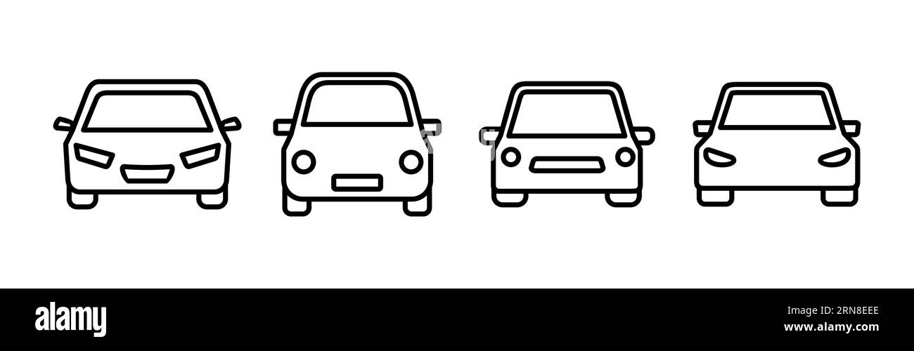 Car icon vector. Car sign. sedan Stock Vector Image & Art - Alamy