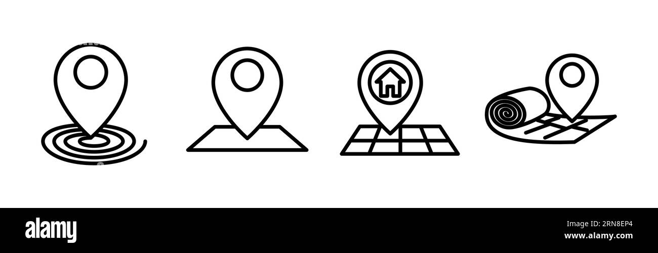 Address icon vector. location icon. address symbol. pin Stock Vector ...