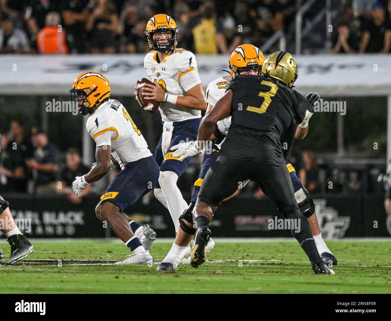 August 31, 2023: Kent State quarterback Michael Alaimo (18) during 1st ...
