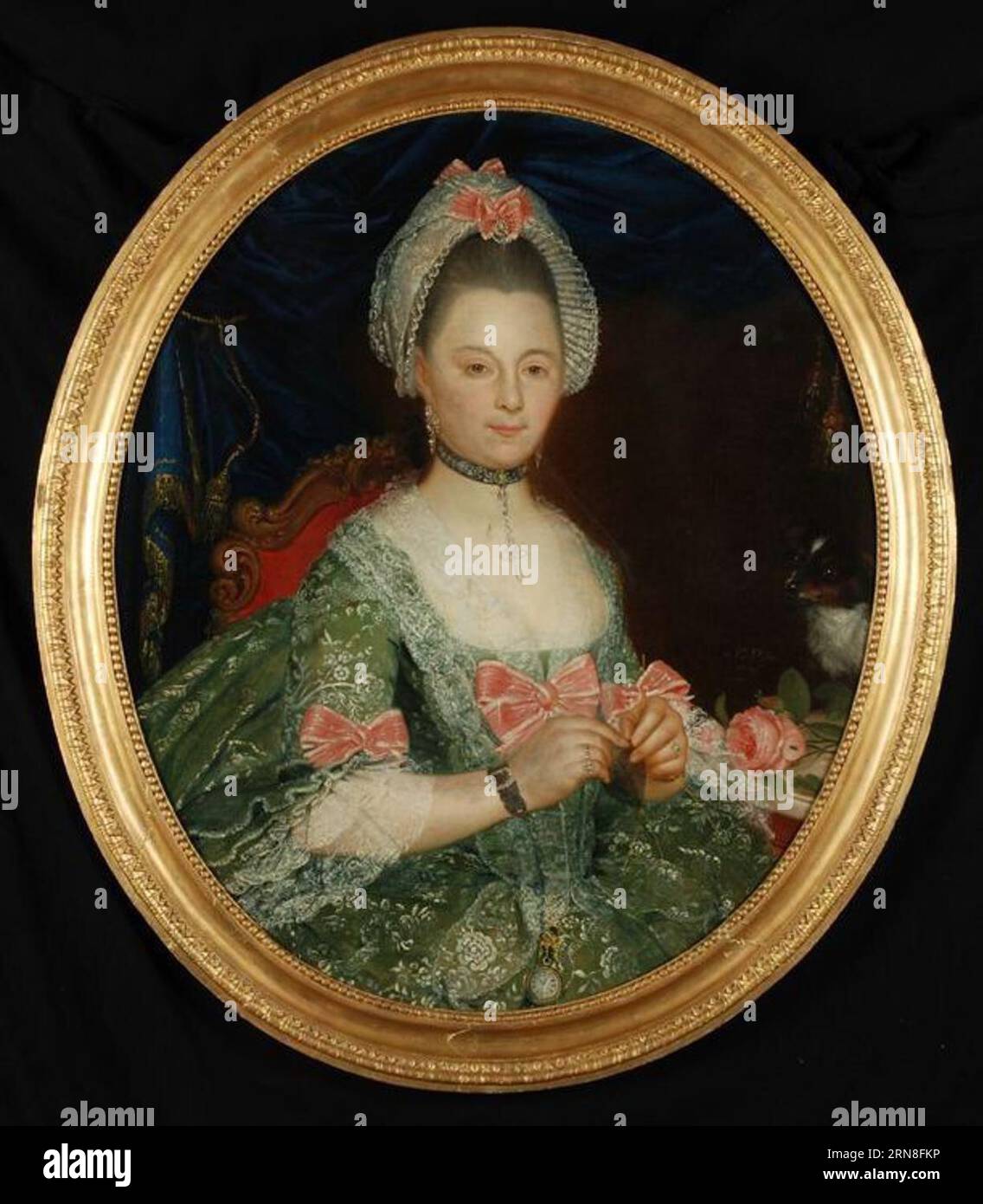 Portrait of Maaijke de Sutter (1740-1824) 1776 by Nicolas Joseph Delin ...