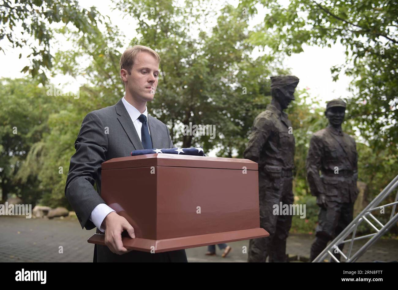 Uspilots remains return hi-res stock photography and images - Alamy