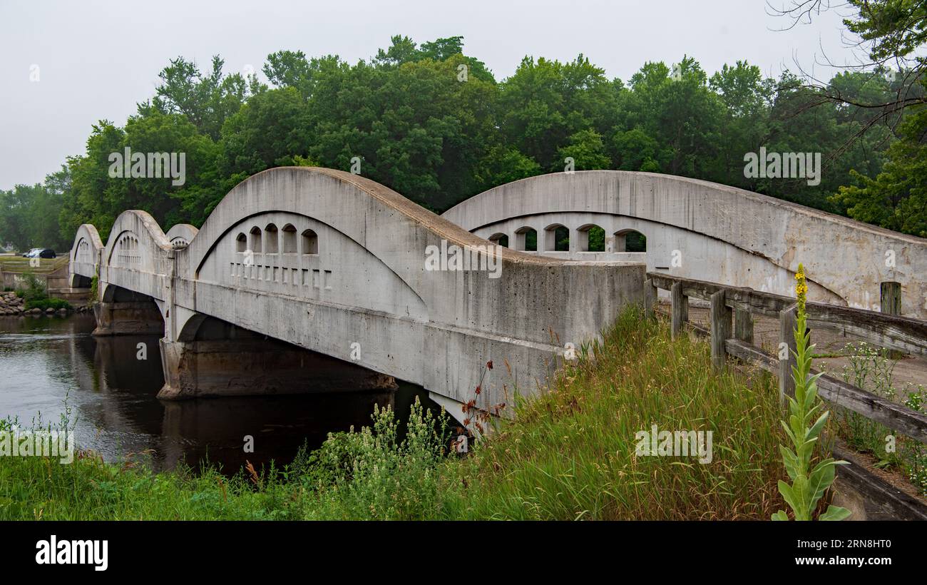 From the Mottville Bridge Historical Marker: Constructed in 1922, this ...