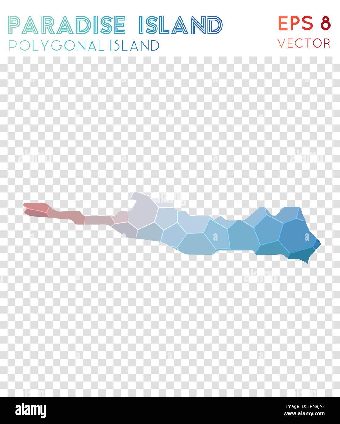 Map paradise island low Stock Vector Images - Alamy