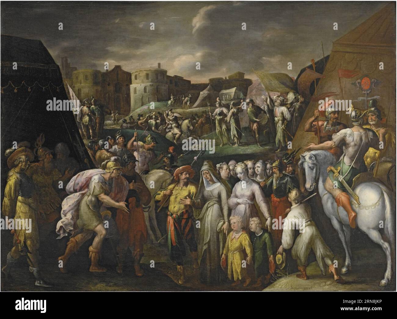 The family of Darius before Alexander the Great 1596 by Hans Jordaens ...