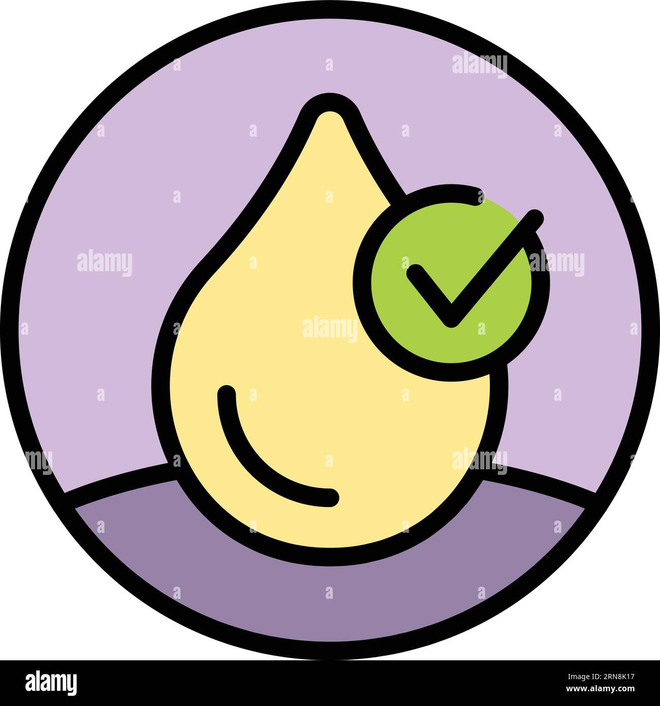 Car antifreeze icon outline vector. Engine coolant. Water fluid color ...