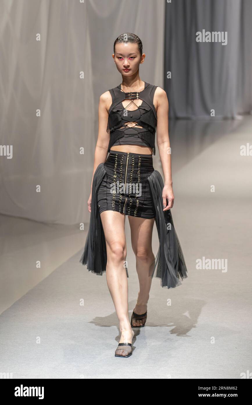 Tokyo, Japan. 31st Aug, 2023. Runway model, August 31, 2023 - Rakuten ...