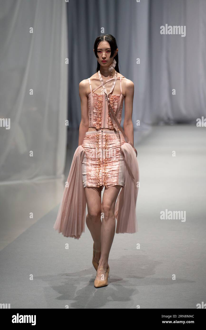 Tokyo, Japan. 31st Aug, 2023. Runway model, August 31, 2023 - Rakuten ...