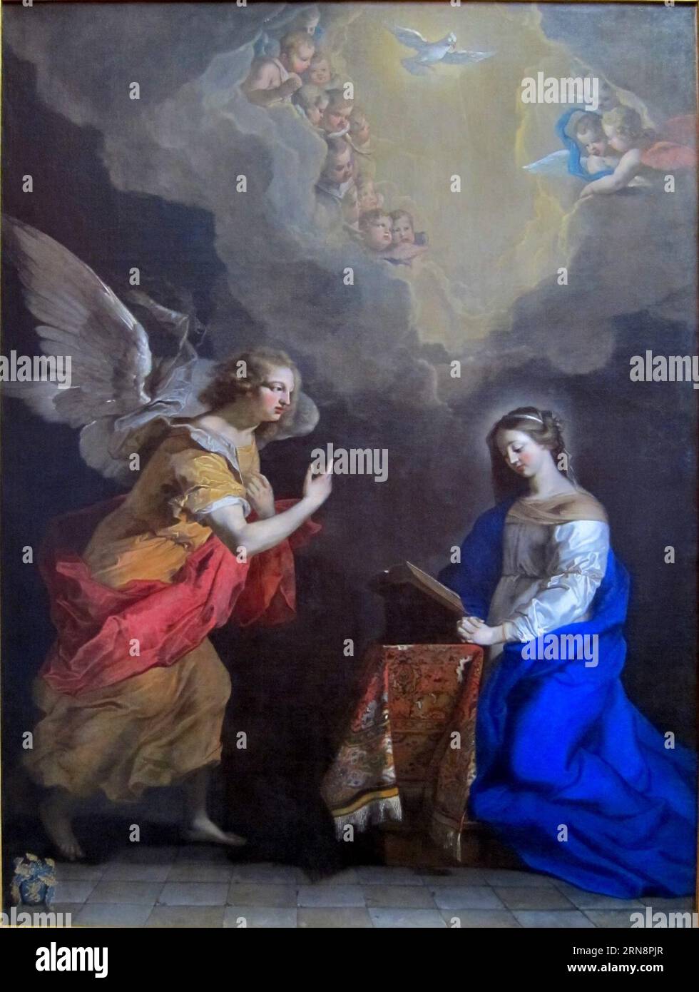 The Annunciation early 17th century by Pieter van Mol Stock Photo - Alamy